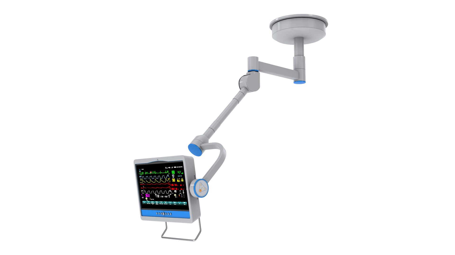 Hospital Arm Monitor Model - TurboSquid 2257621