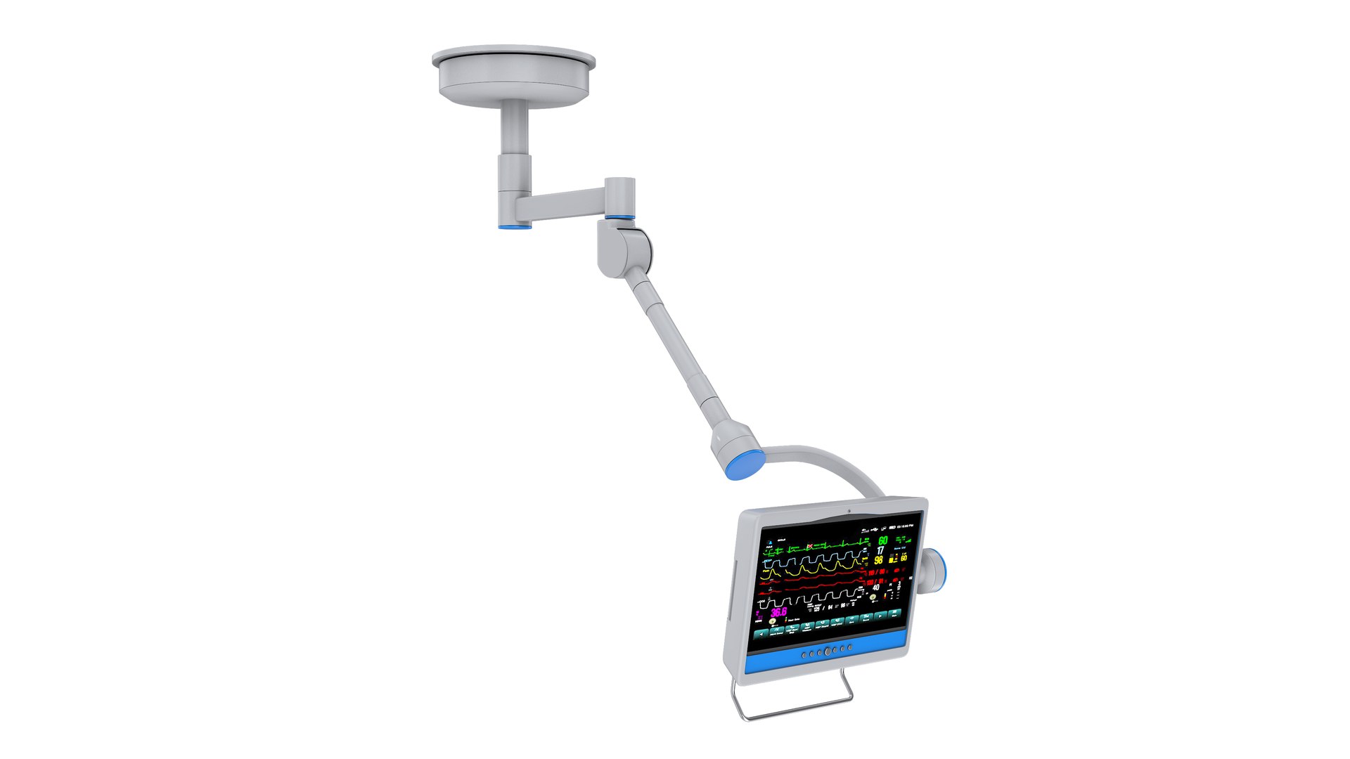 Hospital Arm Monitor Model - TurboSquid 2257621