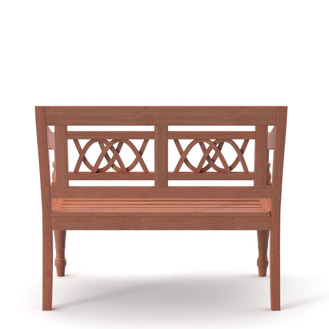 Farmhouse Bench Model - TurboSquid 2386878