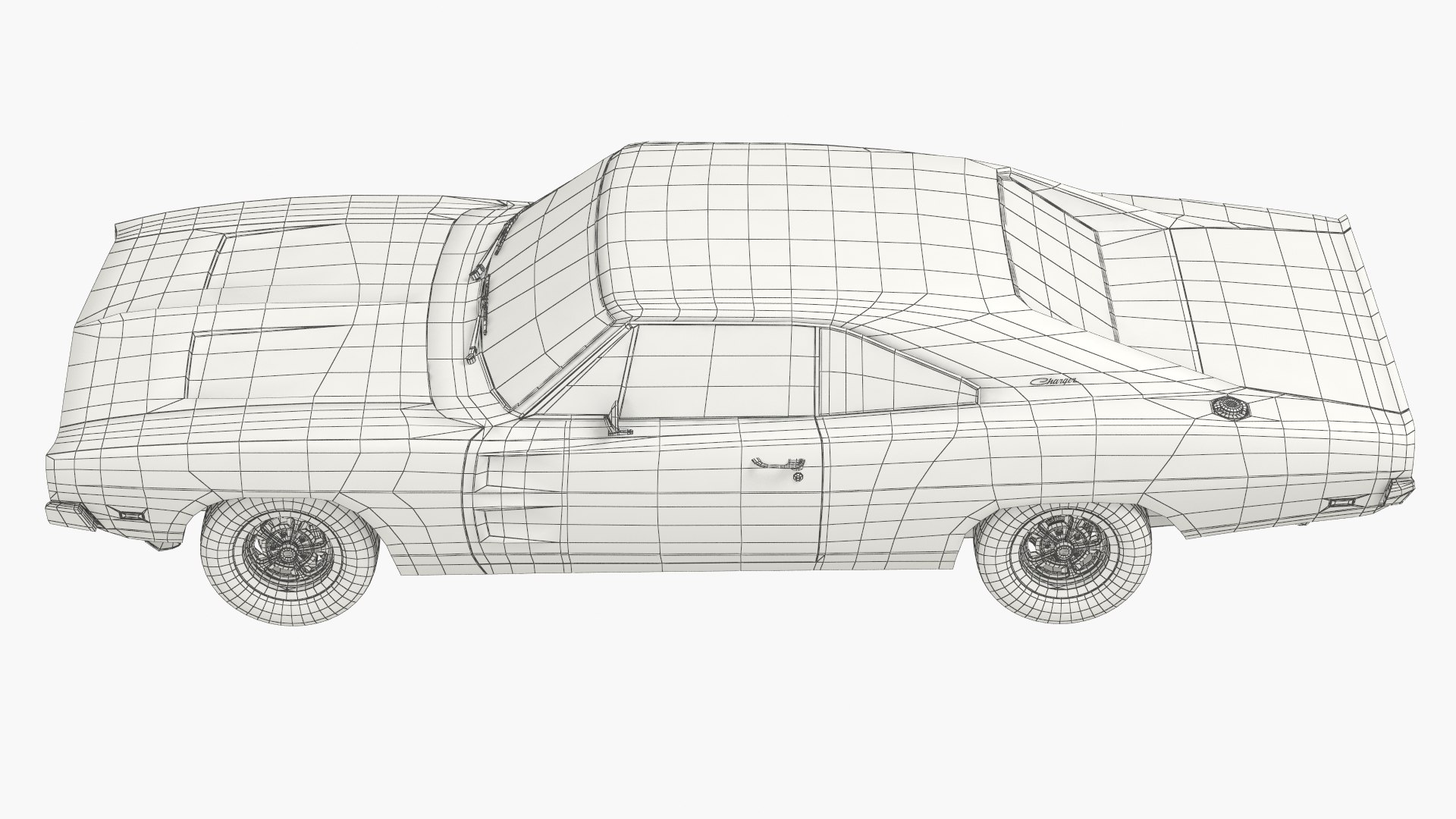 3D Dodge Charger 1969 model - TurboSquid 1956566