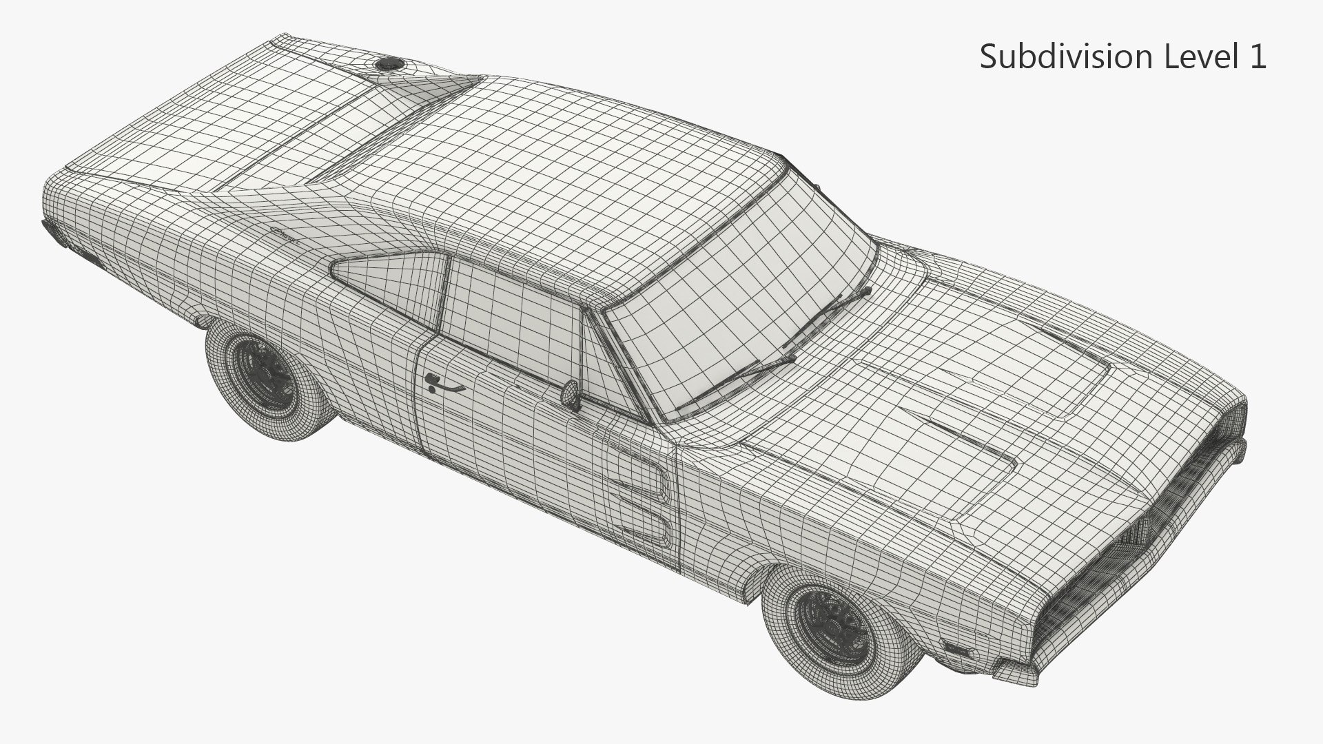 3D Dodge Charger 1969 model - TurboSquid 1956566
