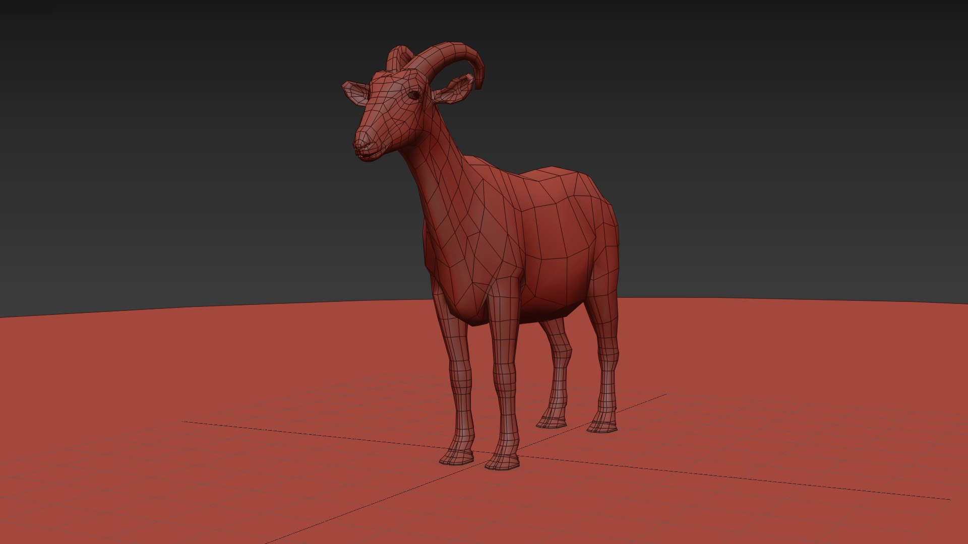 Goat Shape 3D Model - TurboSquid 2289803