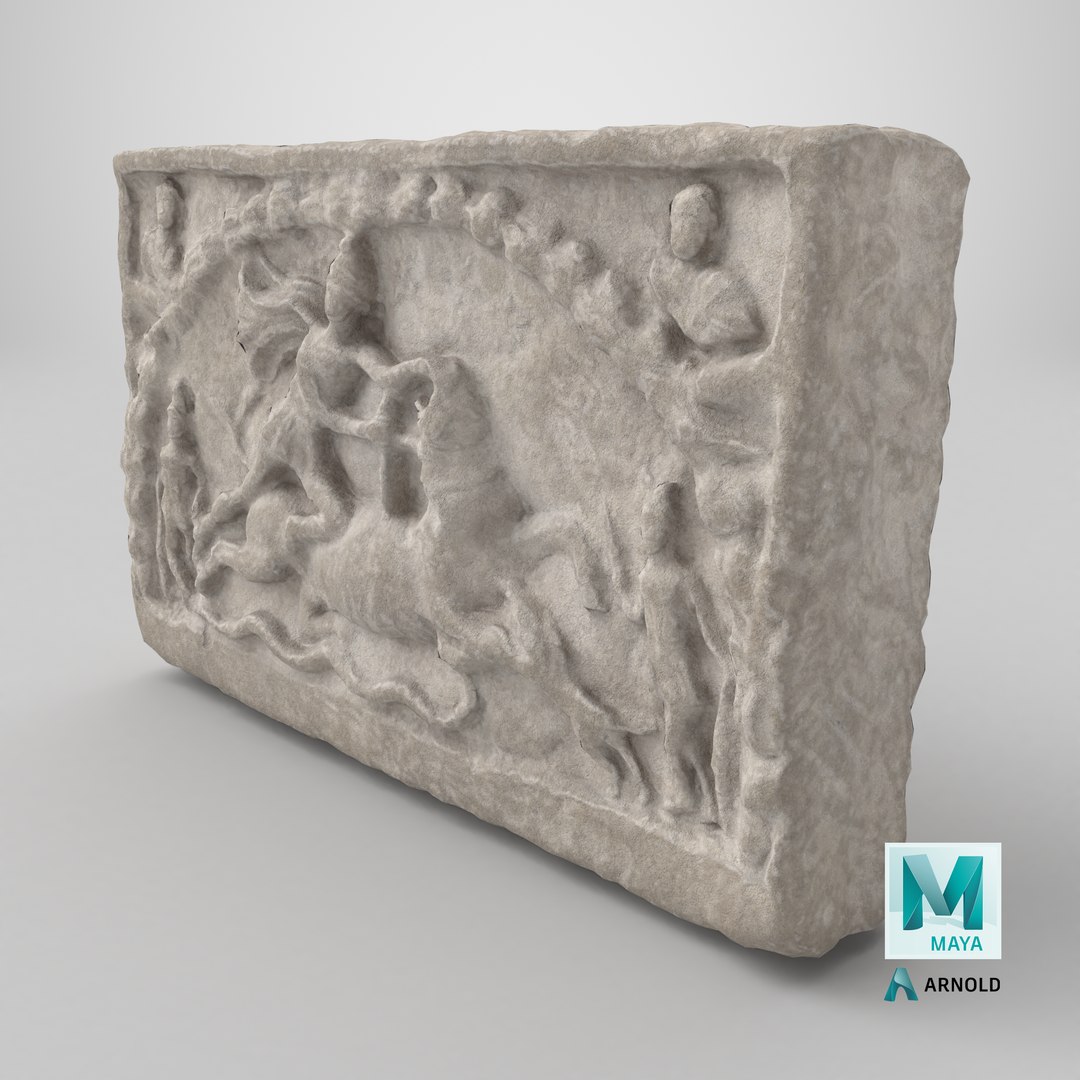 Roman Mithras Relief 01 3D Model - TurboSquid 2190147