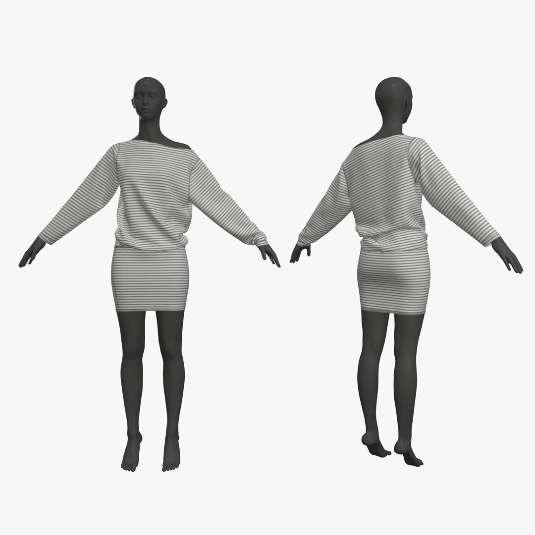 3D Dress Model - TurboSquid 2172205