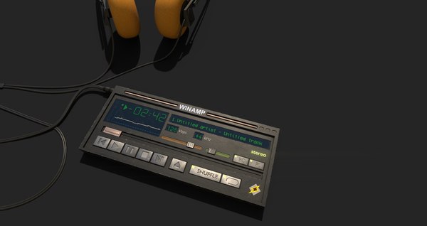modelo 3d Reproductor Winamp - TurboSquid 2409137
