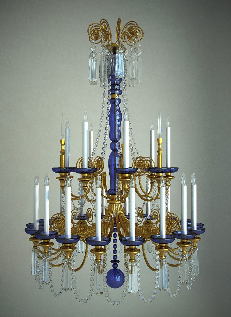 3d Crystorama European Classic Lighting Model