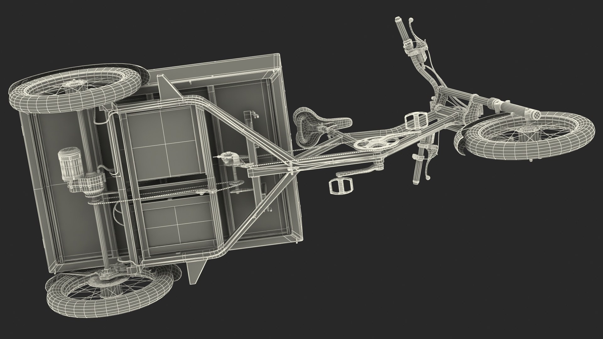 Rad Power Bike RadBurro With Truck Bed Model - TurboSquid 1925379