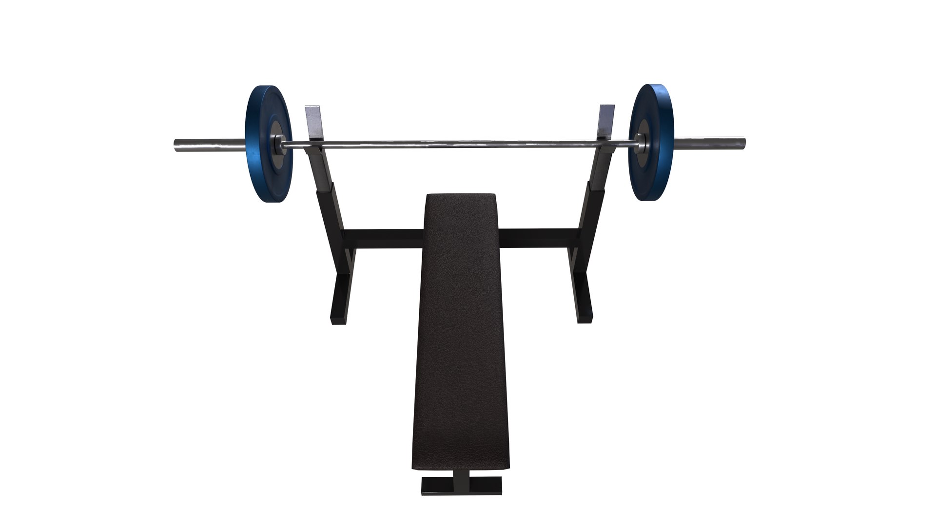 Gym equipment barbell model - TurboSquid 2169327