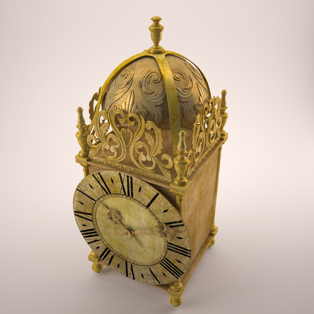 3d Model Of 18th Clock