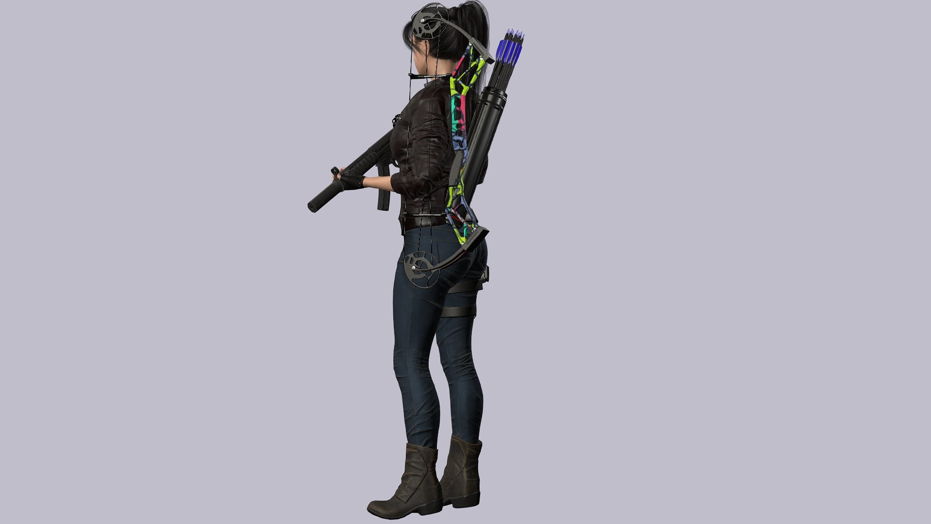 Survivor Girl Model - TurboSquid 2047038
