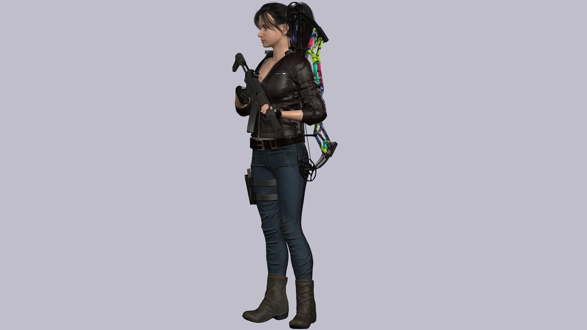 Survivor Girl Model - TurboSquid 2047038