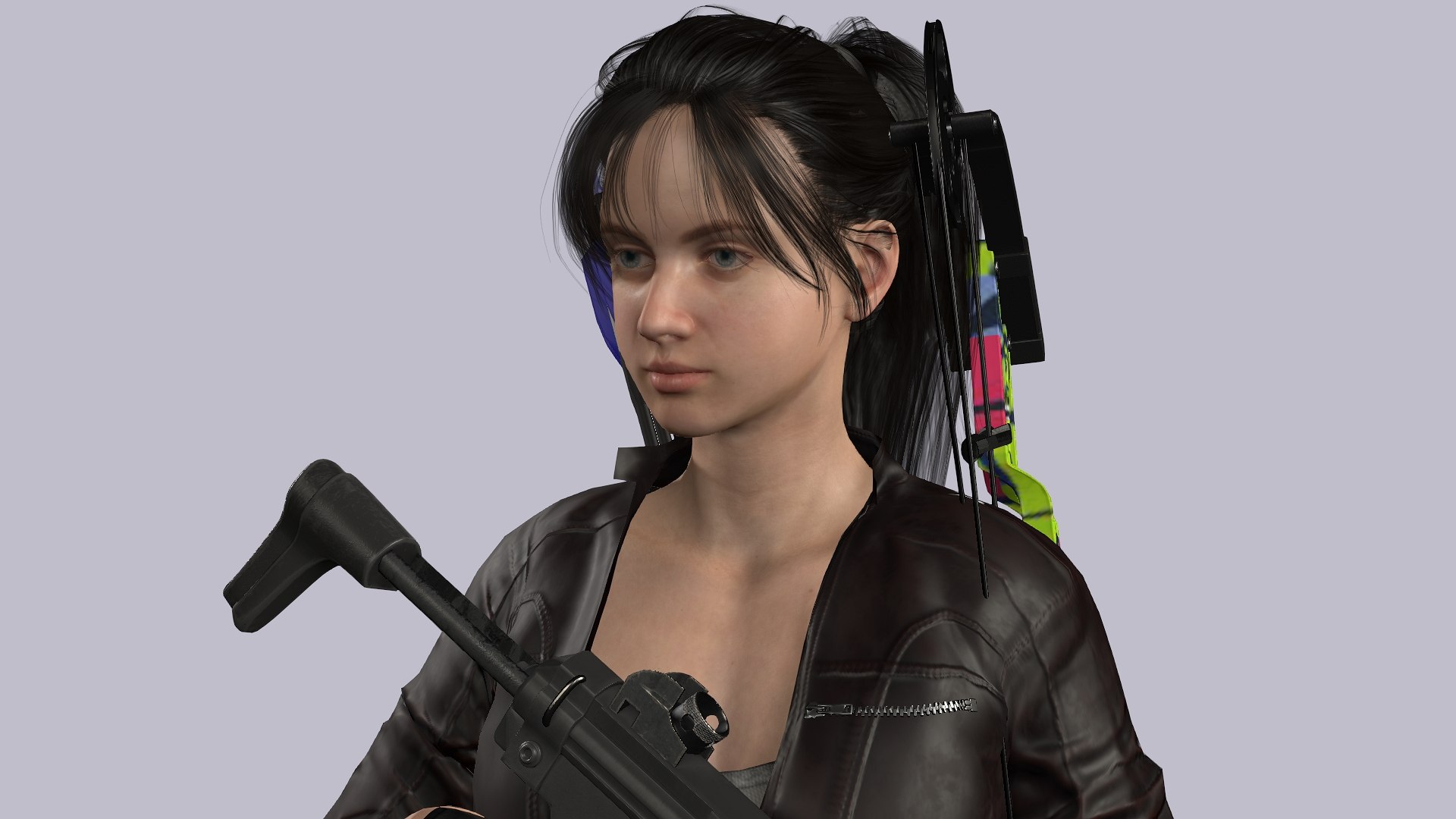 Survivor Girl Model - TurboSquid 2047038