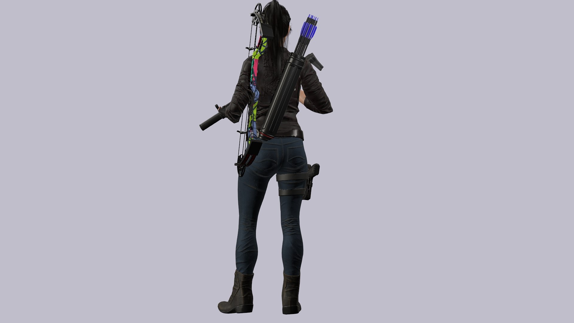 Survivor Girl Model - TurboSquid 2047038