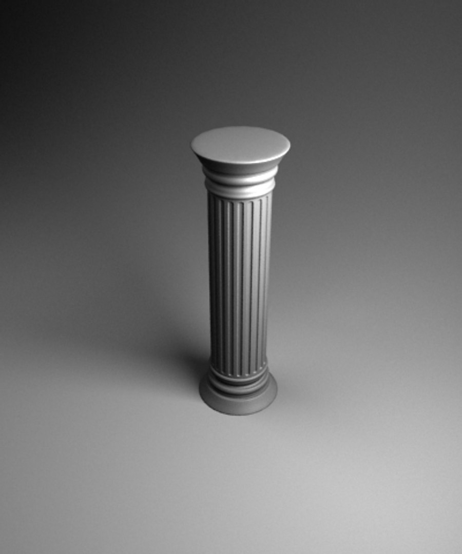 3d Model Pillar