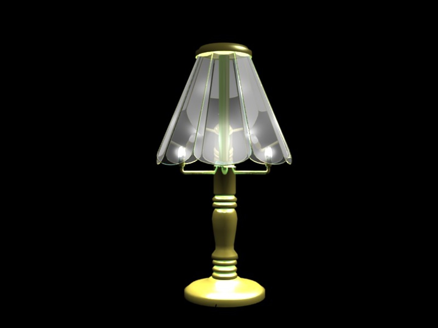 3d Model Antique Lamp