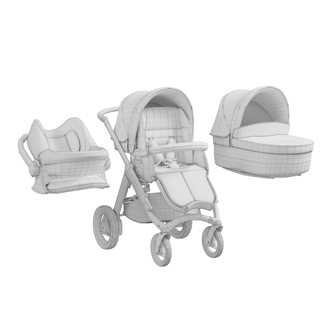 Evolution Stroller 3D Model - TurboSquid 2249301