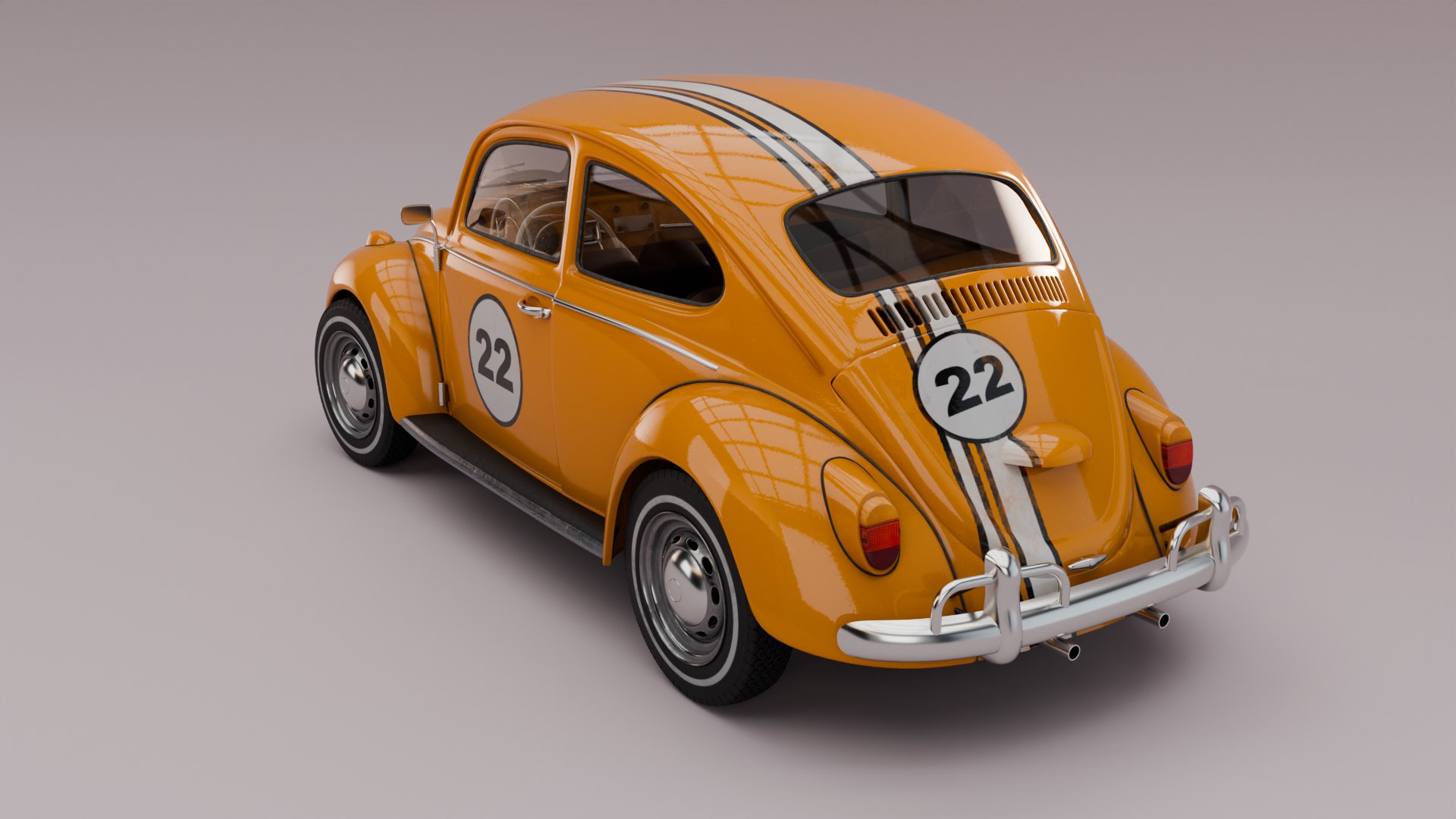 Volkswagen Beetle Model - TurboSquid 2352848