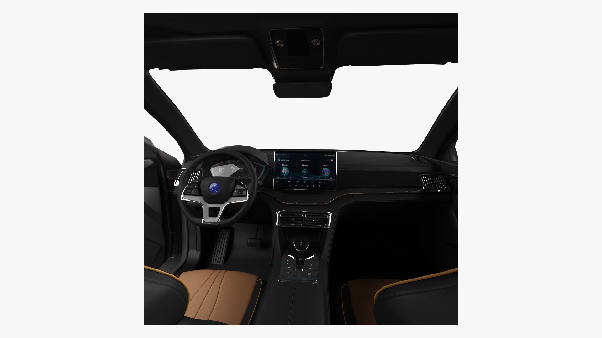 BYD Song Plus with HQ interior 2023 3D model - TurboSquid 2181082