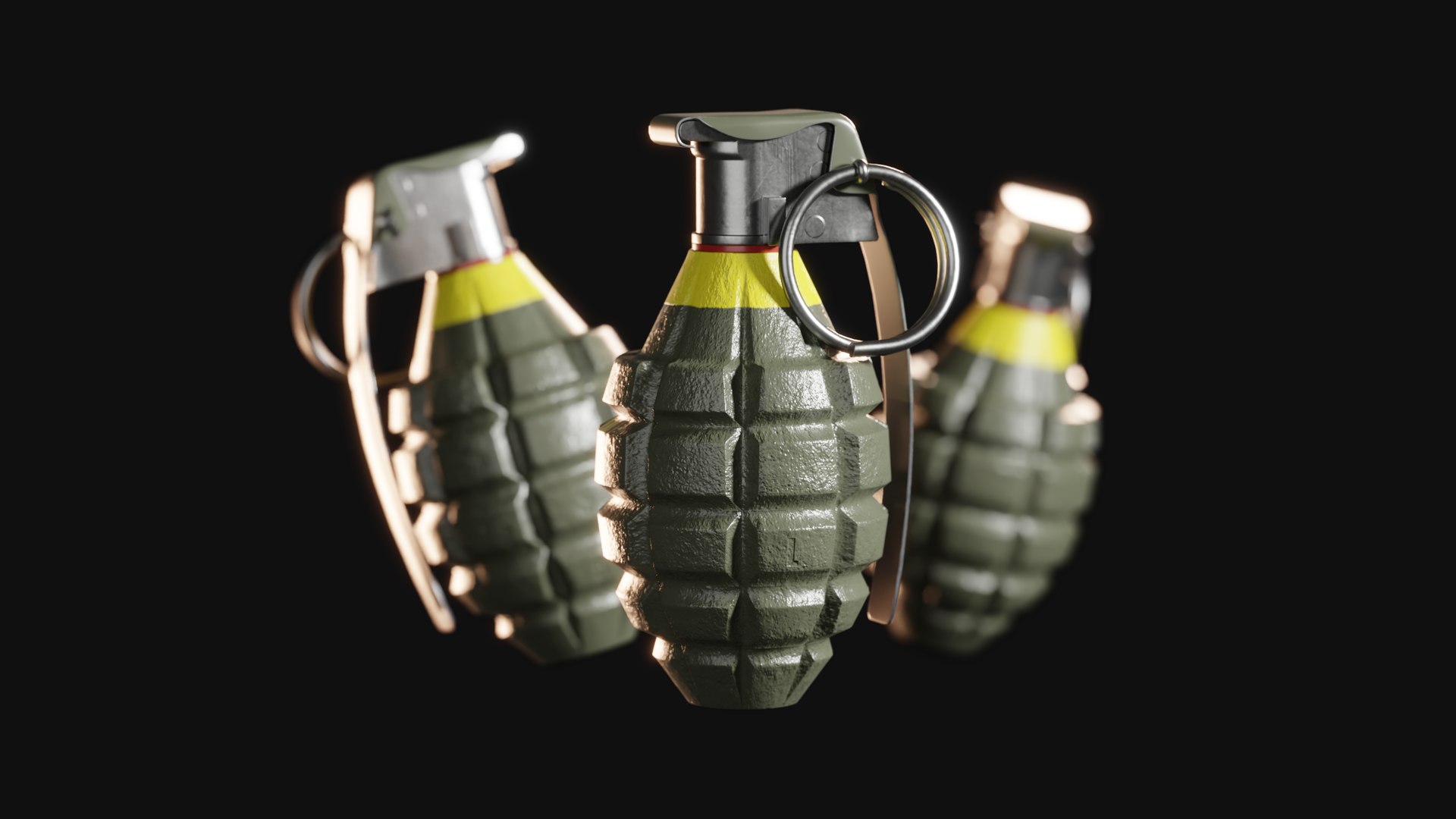 Mk 2 Grenade Model - TurboSquid 2102318