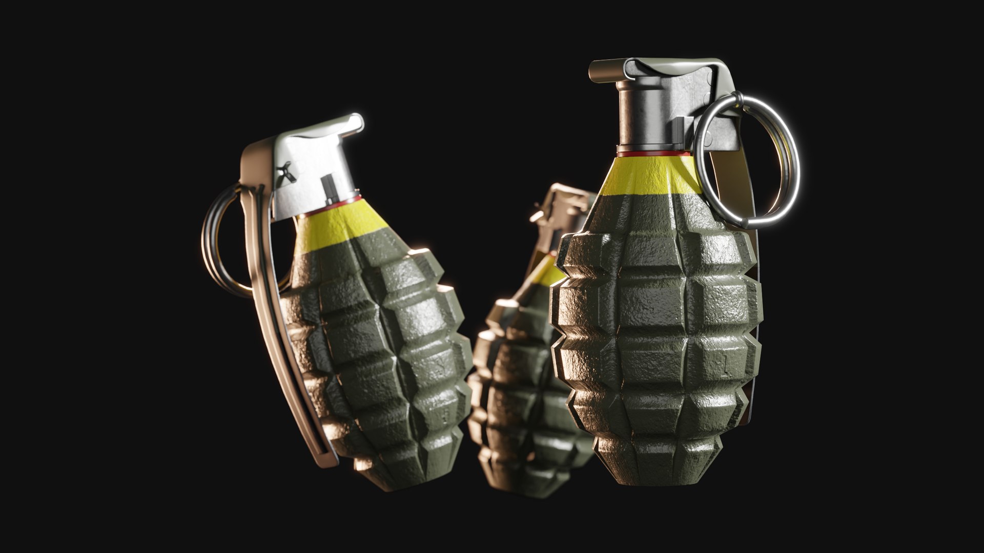 Mk 2 Grenade Model - TurboSquid 2102318