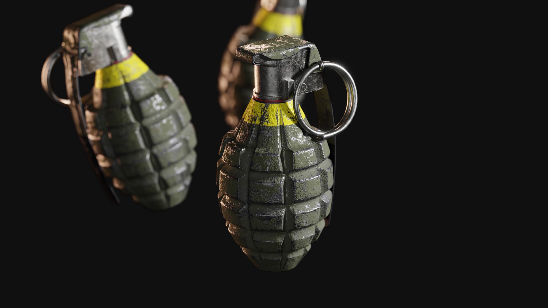 Mk 2 Grenade Model - TurboSquid 2102318