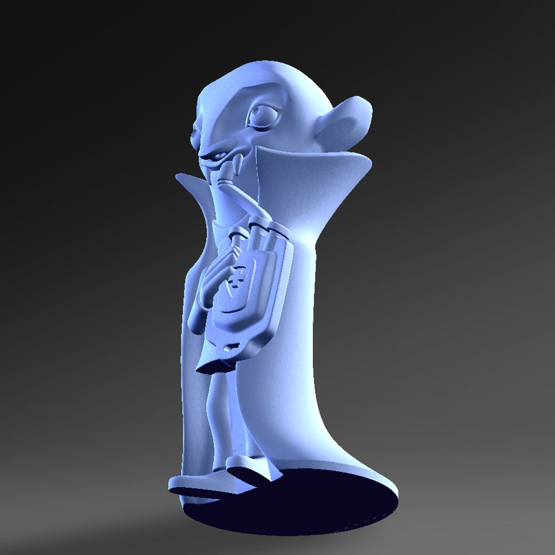 3D Model Funny Vampire With Donated Blood - TurboSquid 1973222