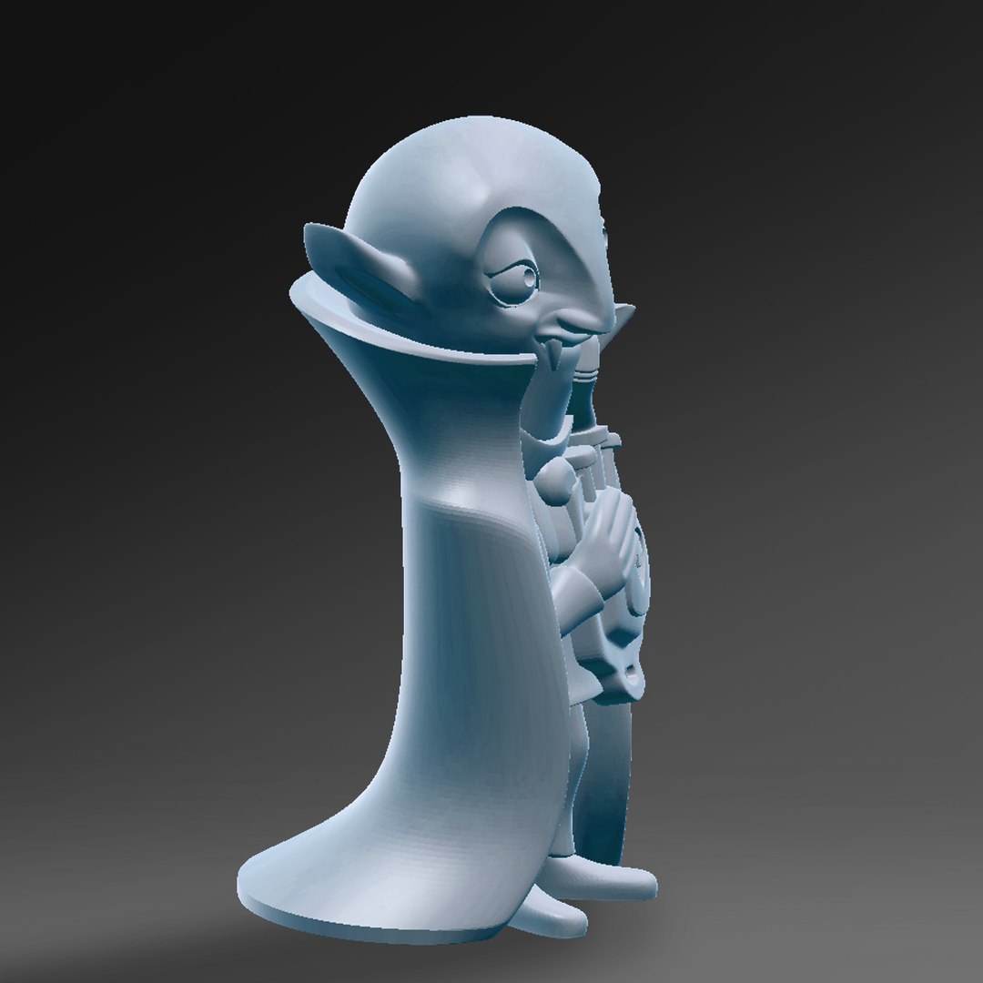 3D Model Funny Vampire With Donated Blood - TurboSquid 1973222