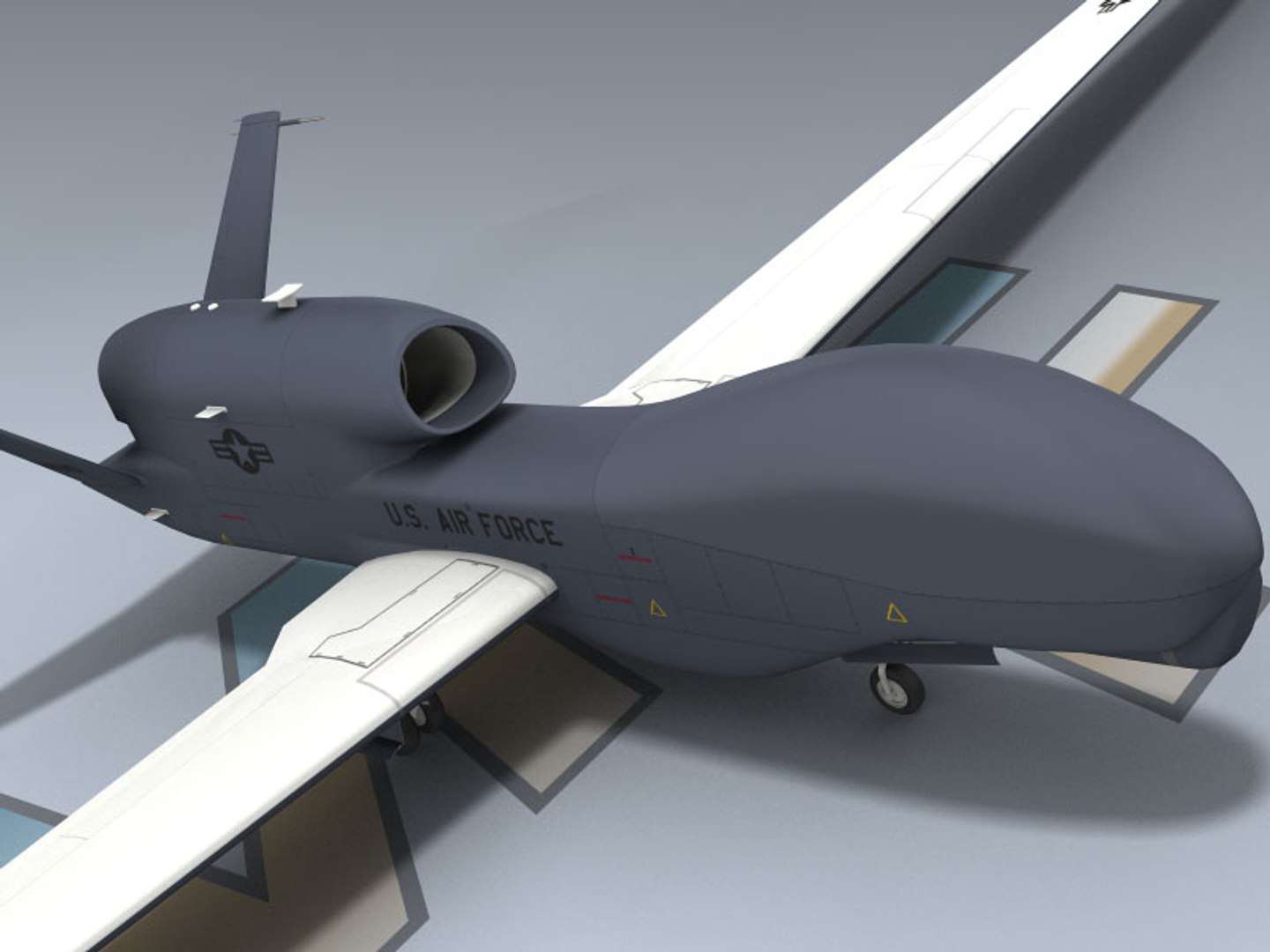 Rq-4a Operational Scheme 3d Max