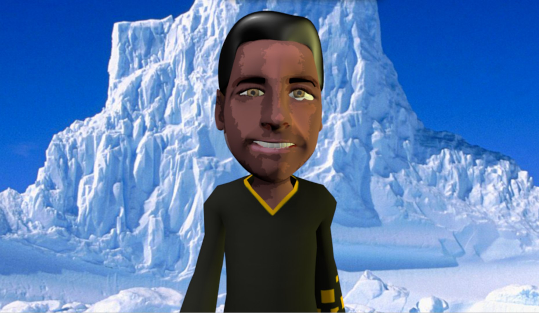 3d Cartoon Green Screen Set