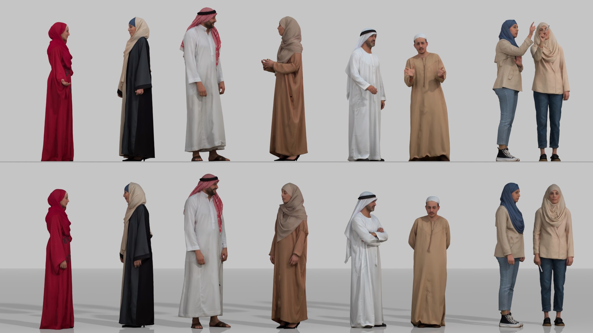 Arab Character 3D Model - TurboSquid 2298580