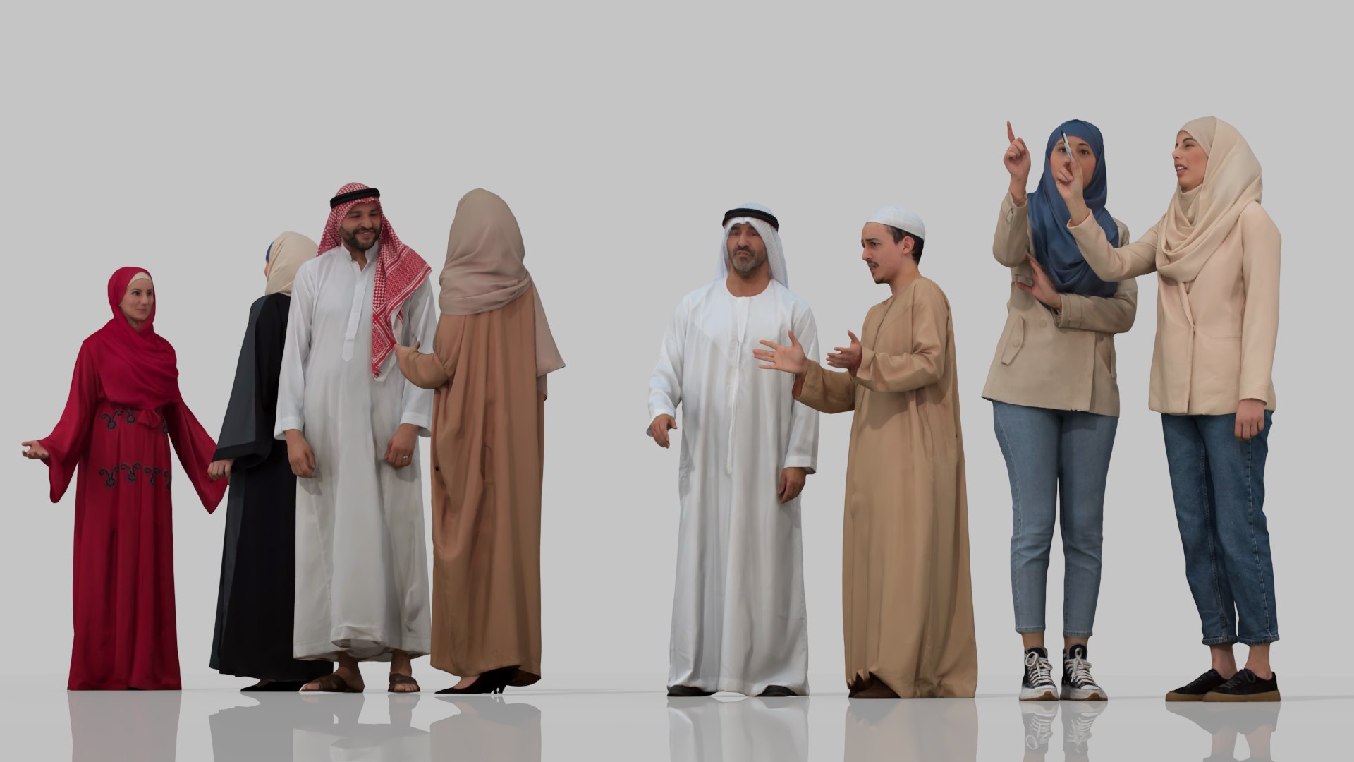 Arab Character 3D Model - TurboSquid 2298580