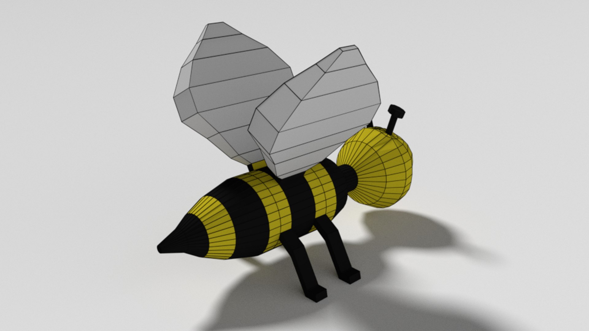 3D Bee Toy Model - TurboSquid 1443491