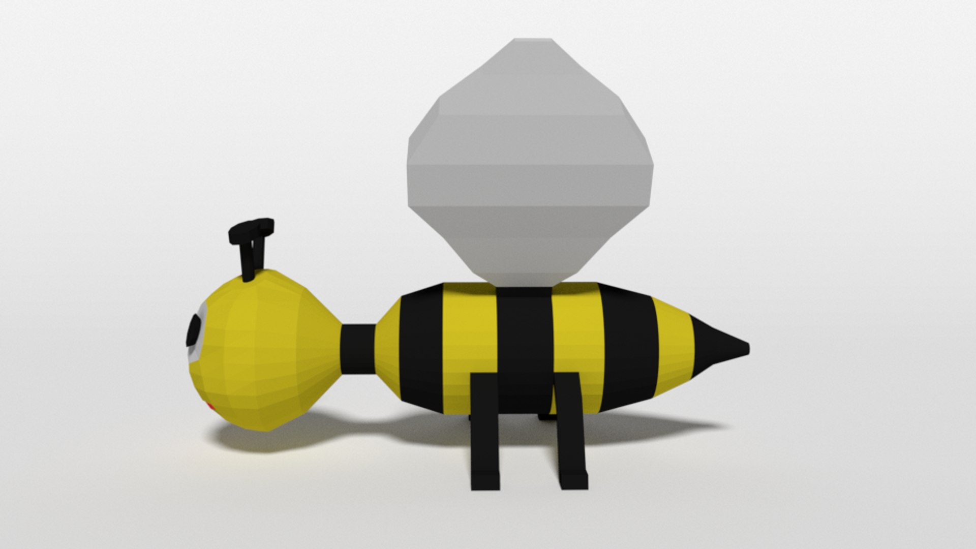 3D Bee Toy Model - TurboSquid 1443491