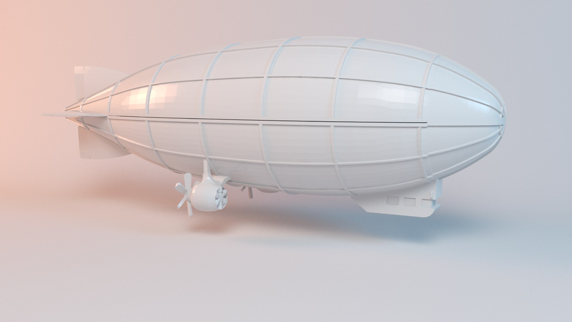 3D Zeppelin Model - TurboSquid 1310008