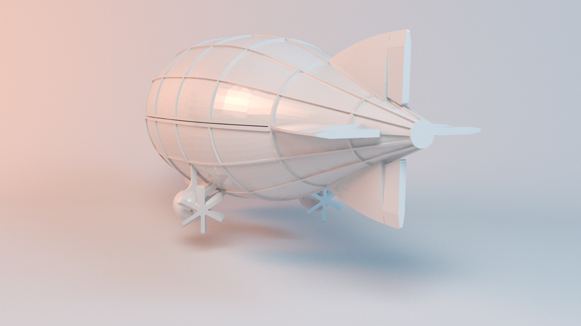 3D Zeppelin Model - TurboSquid 1310008