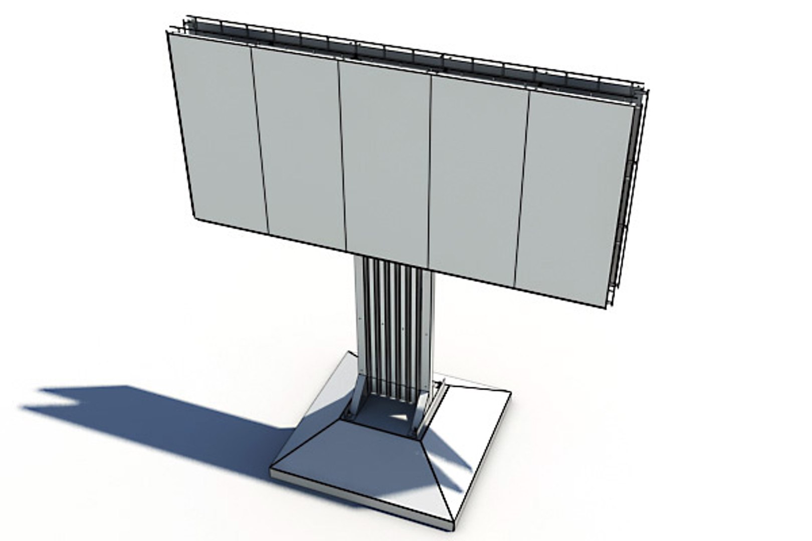 Billboard Highway 3d Model