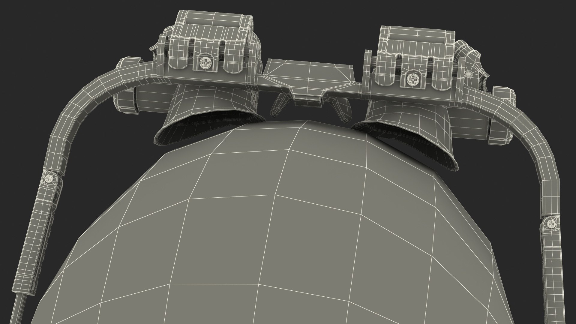 Binocular Head Mount White Magnifier Glasses 3D model - TurboSquid 2063235