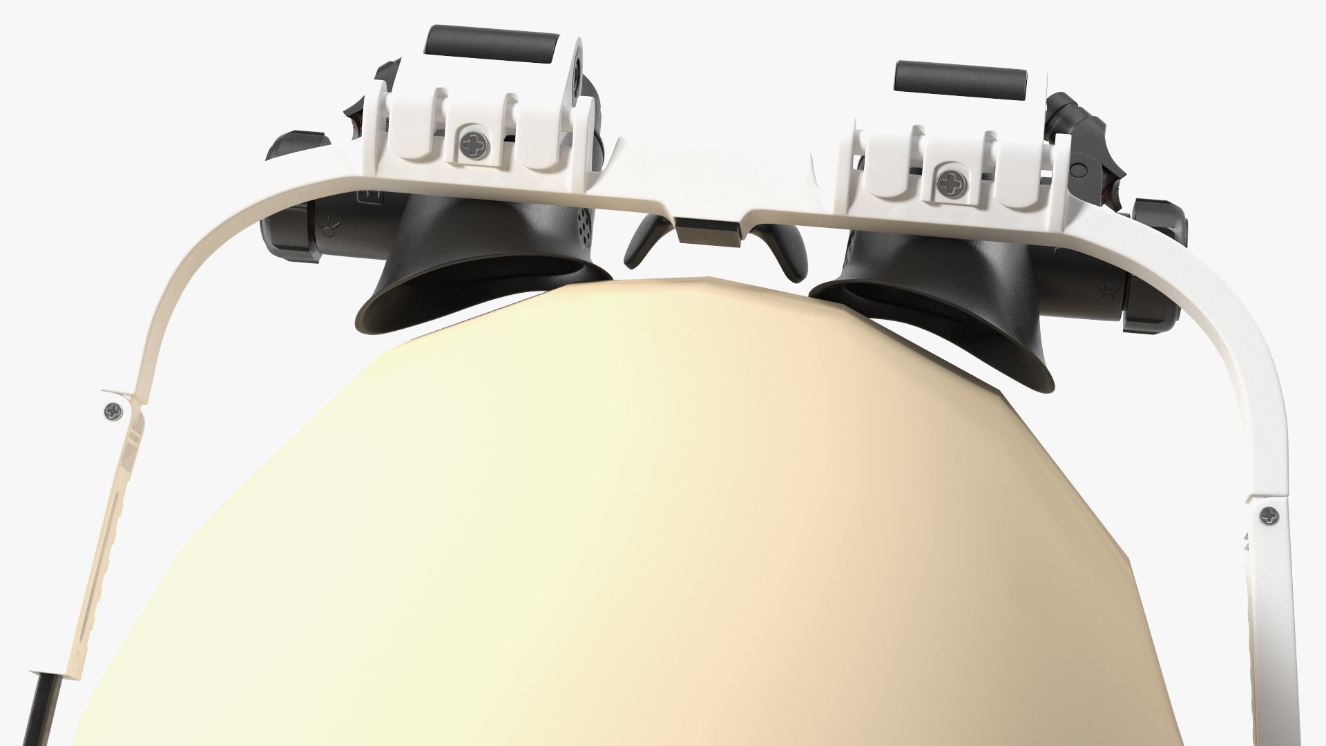 Binocular Head Mount White Magnifier Glasses 3D Model - TurboSquid 2063235
