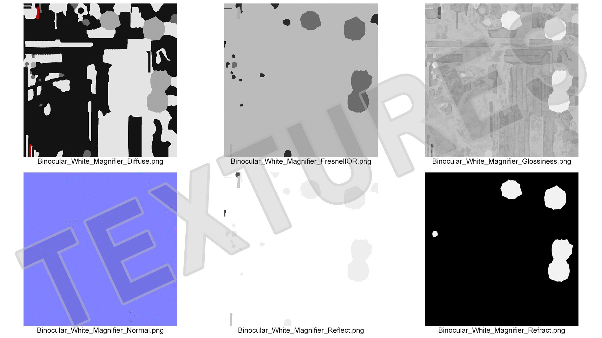 Binocular Head Mount White Magnifier Glasses 3D model - TurboSquid 2063235