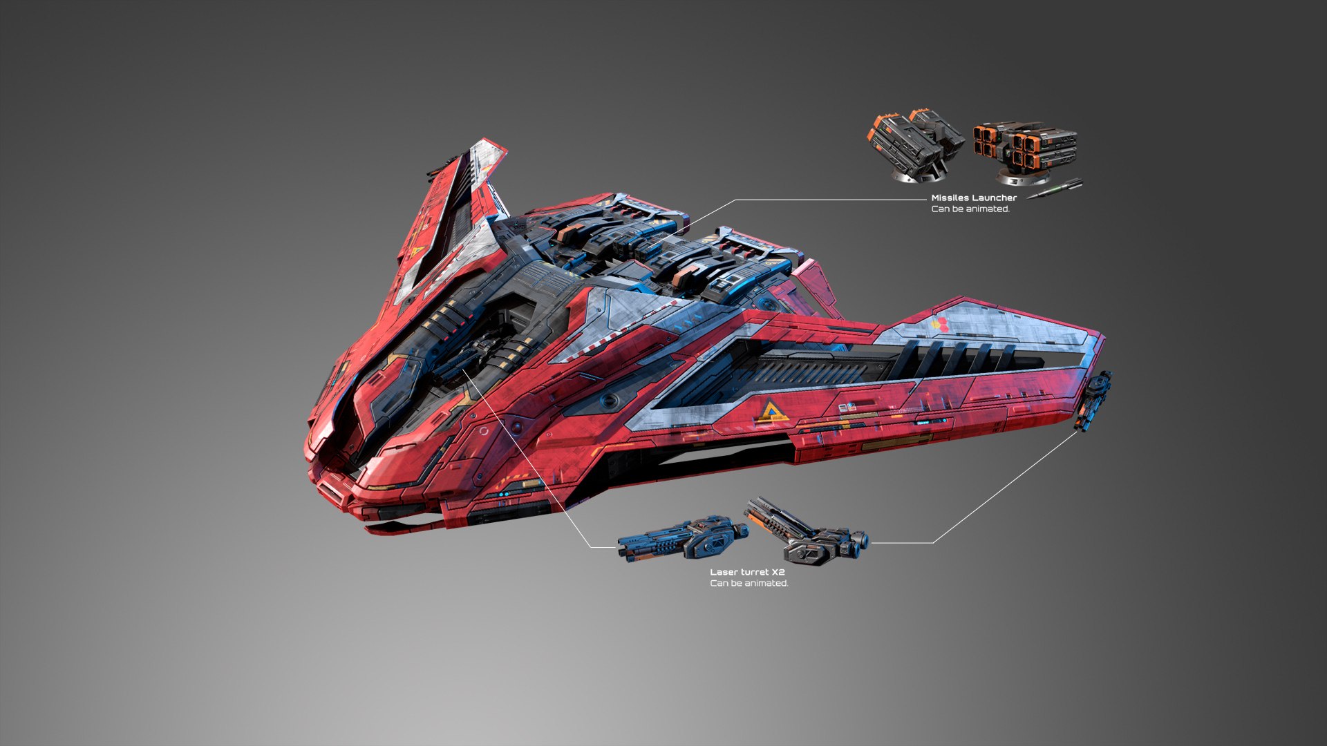 Takanami - Battlecruiser - Class VI model - TurboSquid 1754538