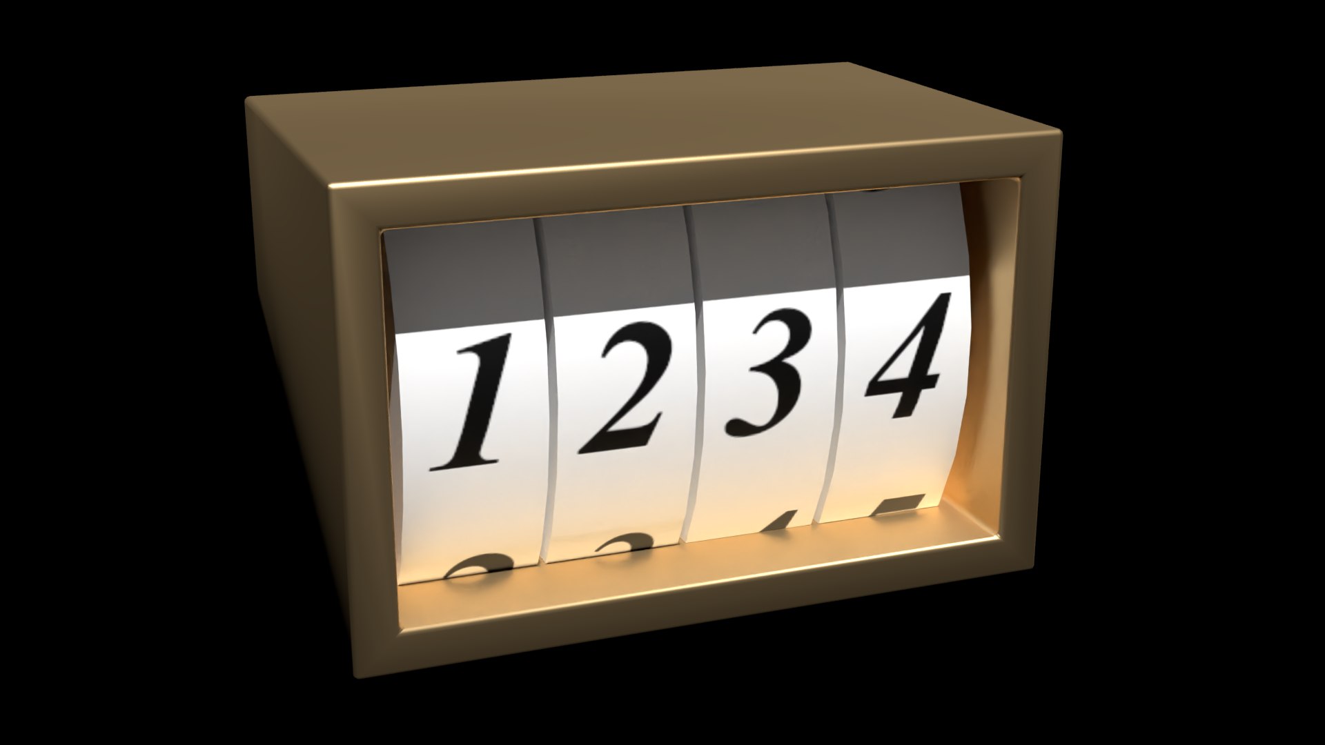 3D Barrel Counter Ready For Anims Model - TurboSquid 1958573