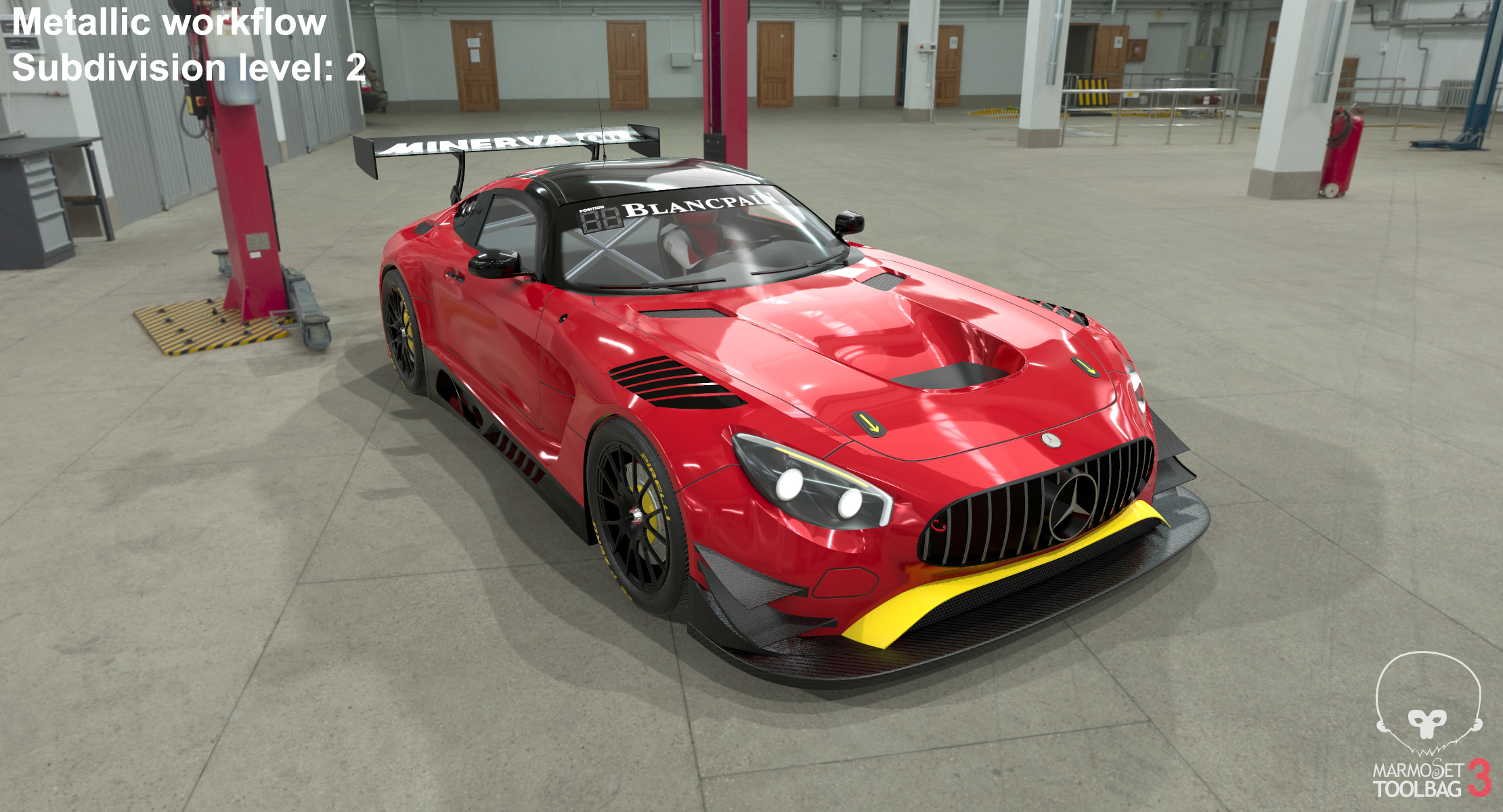 Mercedes amg gt3 3D - TurboSquid 1679879