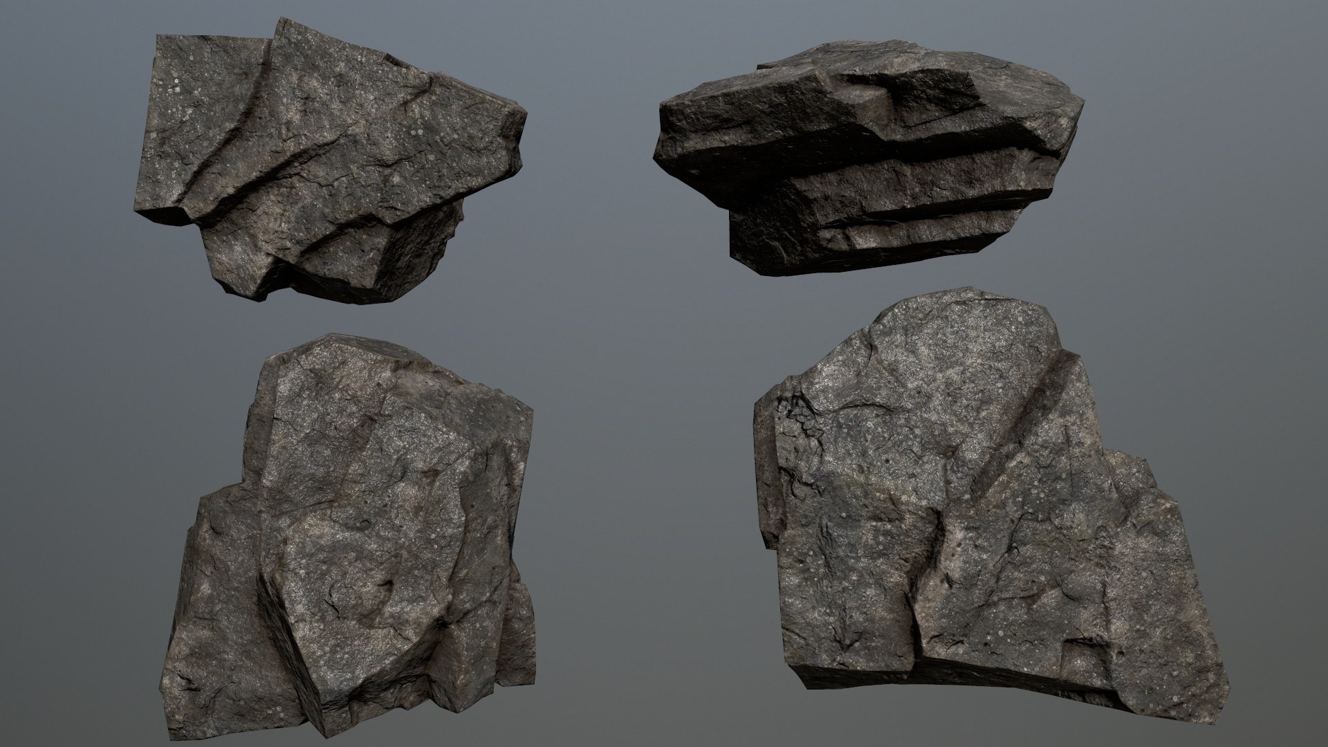 Rock Set 12 3D - TurboSquid 2029064