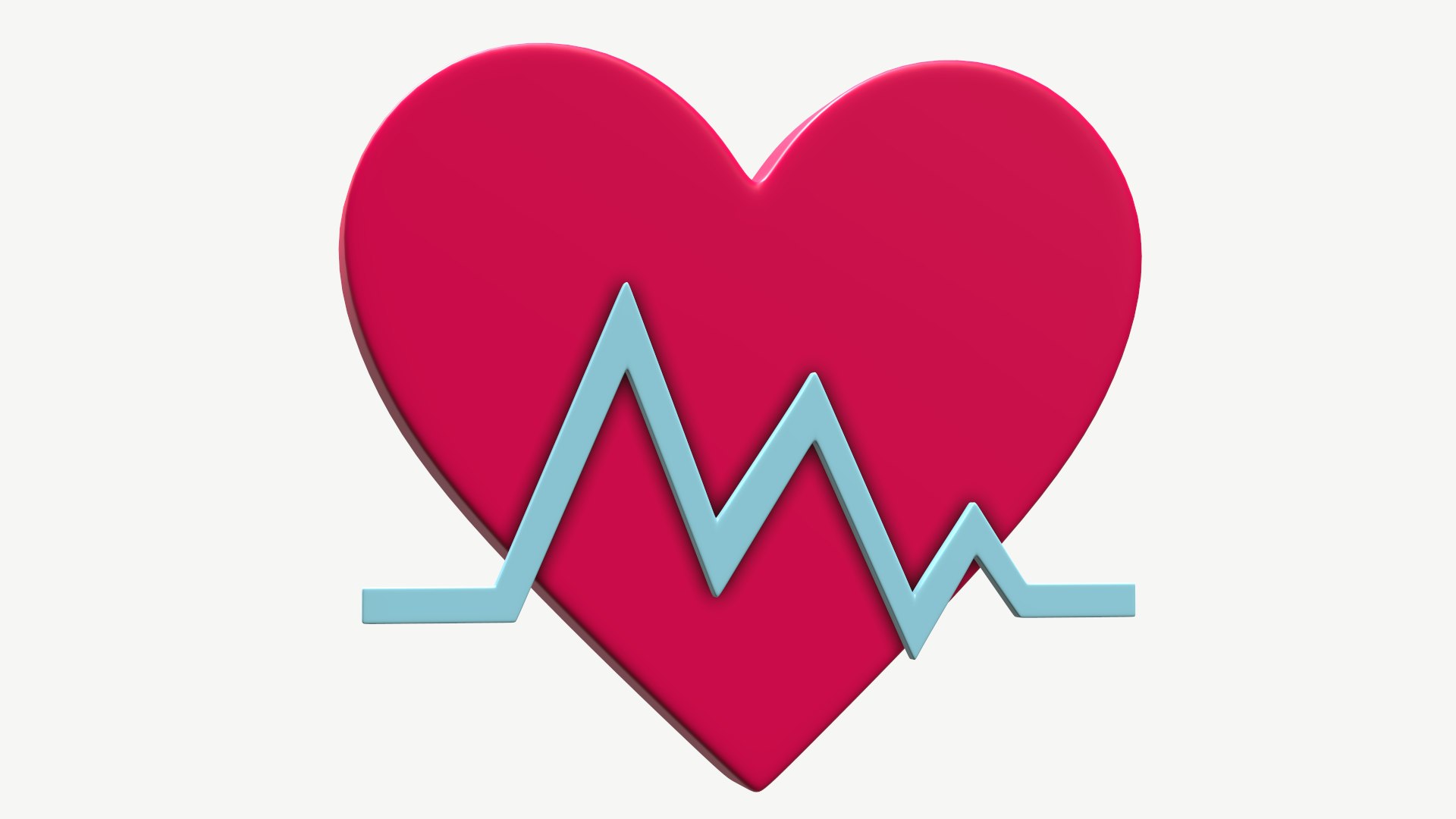 Heart Cardio Symbol 3D Model - TurboSquid 1880644