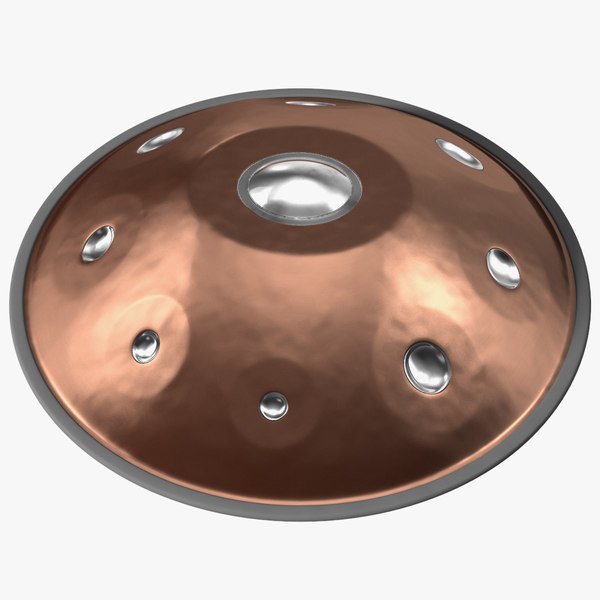 Hang Instrument Copper 3D model - TurboSquid 1820732