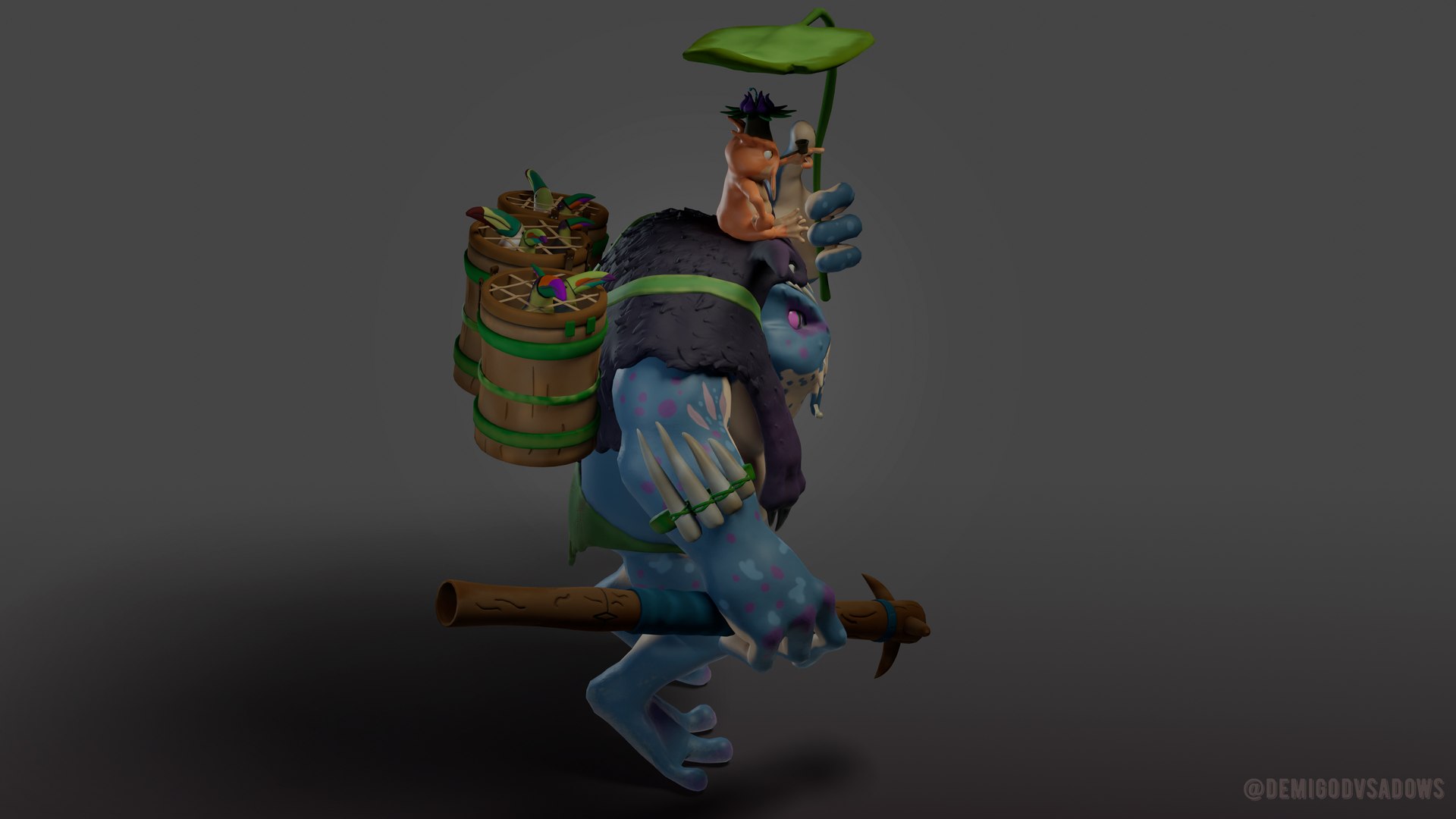 Stylezed 3D Character - Toad Hunter 3D model - TurboSquid 1995434