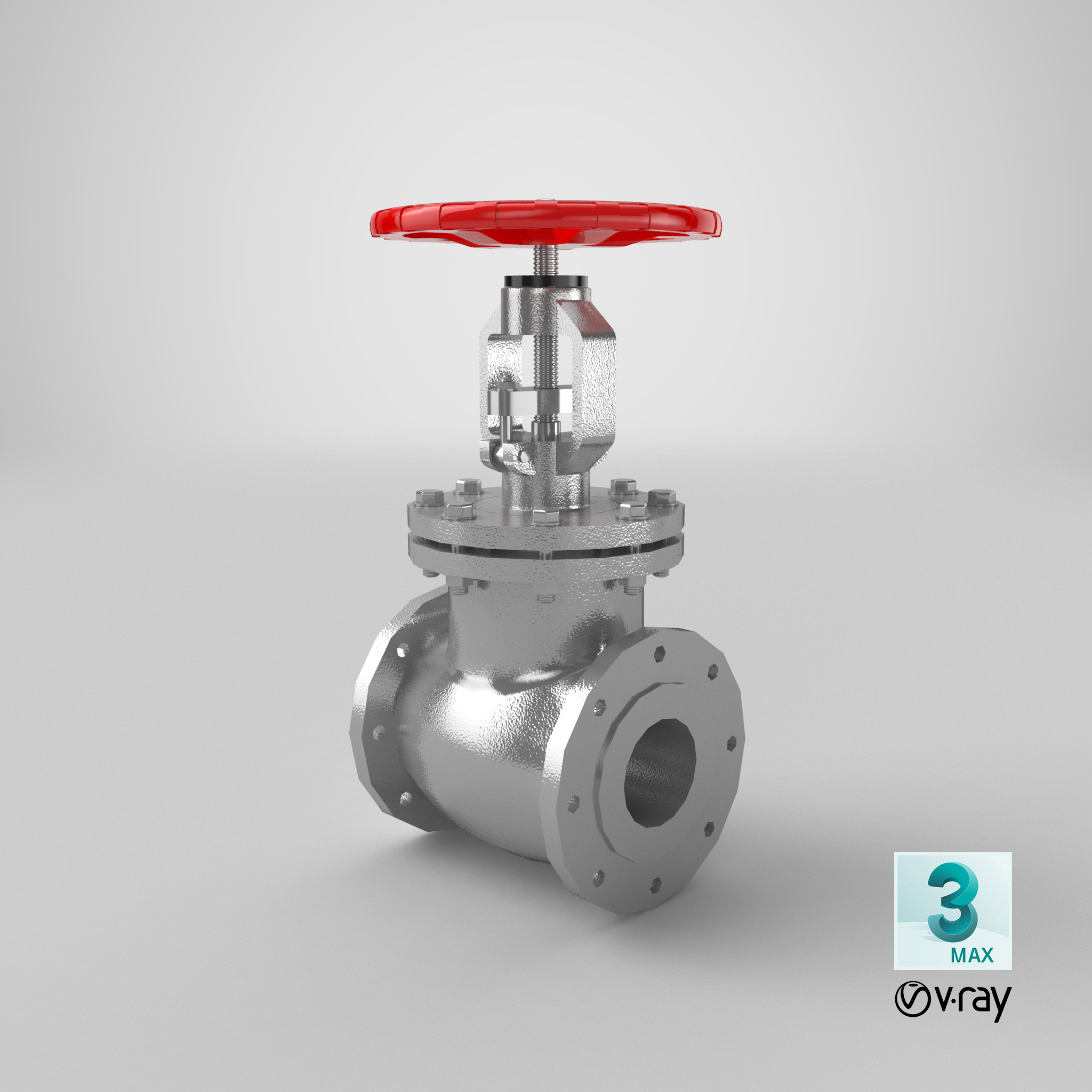 3D gate valve model - TurboSquid 1269126