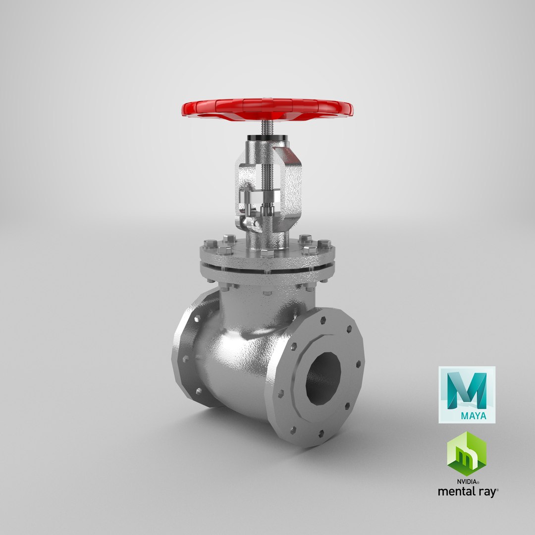 3D Gate Valve Model - TurboSquid 1269126