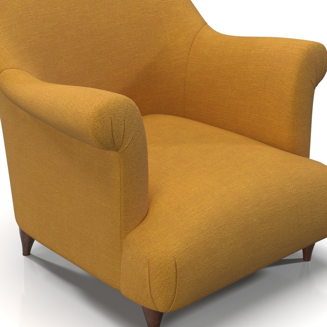 3D Model Goddard Armchair PBR - TurboSquid 2242663