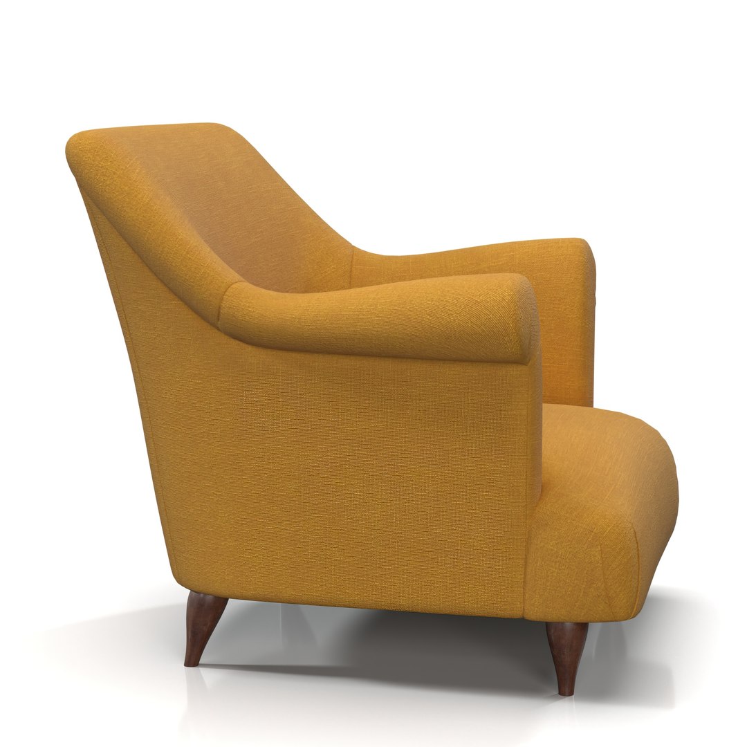 3D Model Goddard Armchair PBR - TurboSquid 2242663